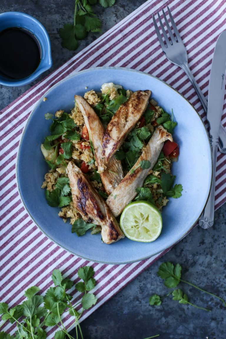 MARINERT KYLLINGBRYST | med stekt "ris" - Desiree Andersen