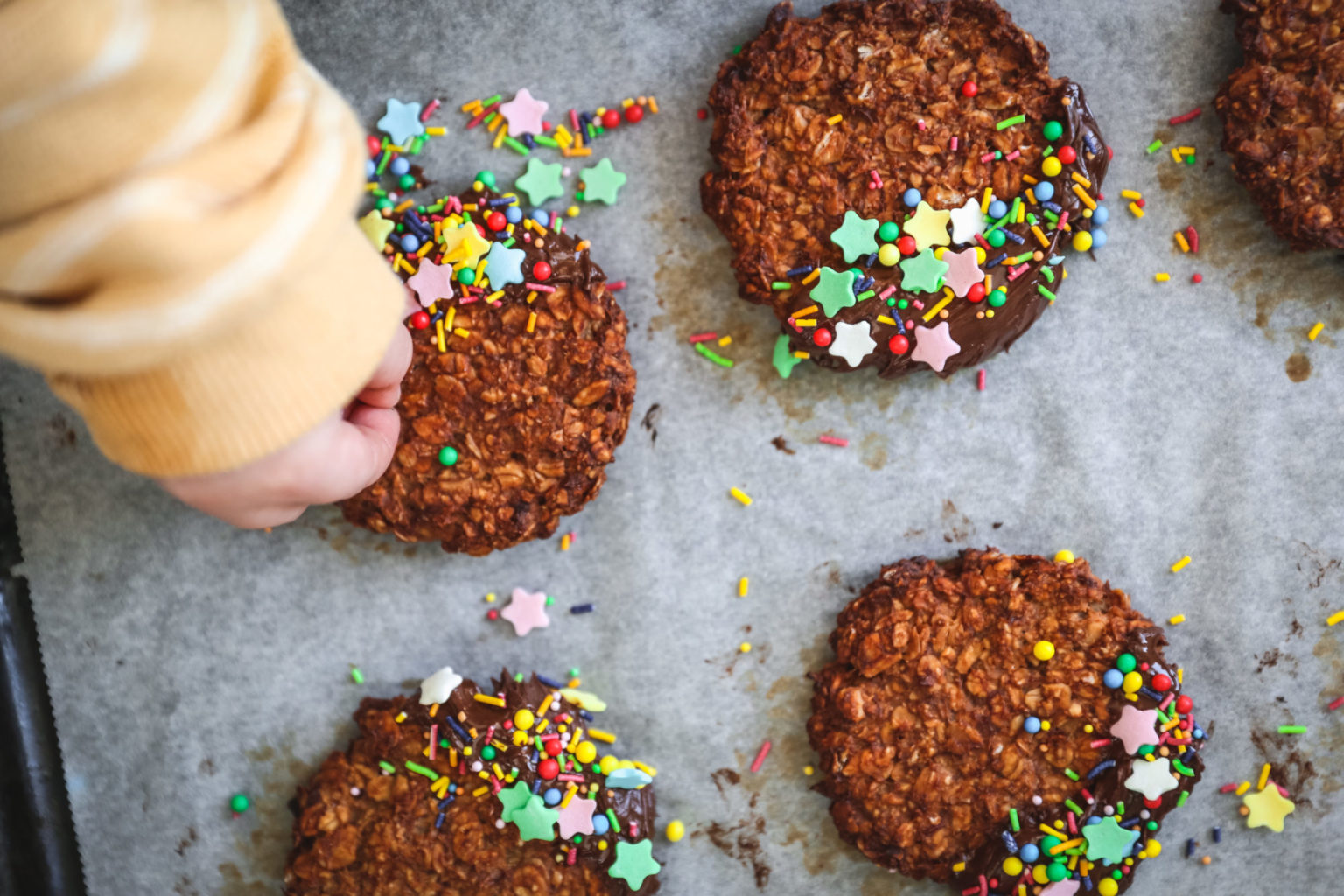 BARNAS SUNNE SNACKS COOKIES | kun 3 ingredienser - Desiree Andersen