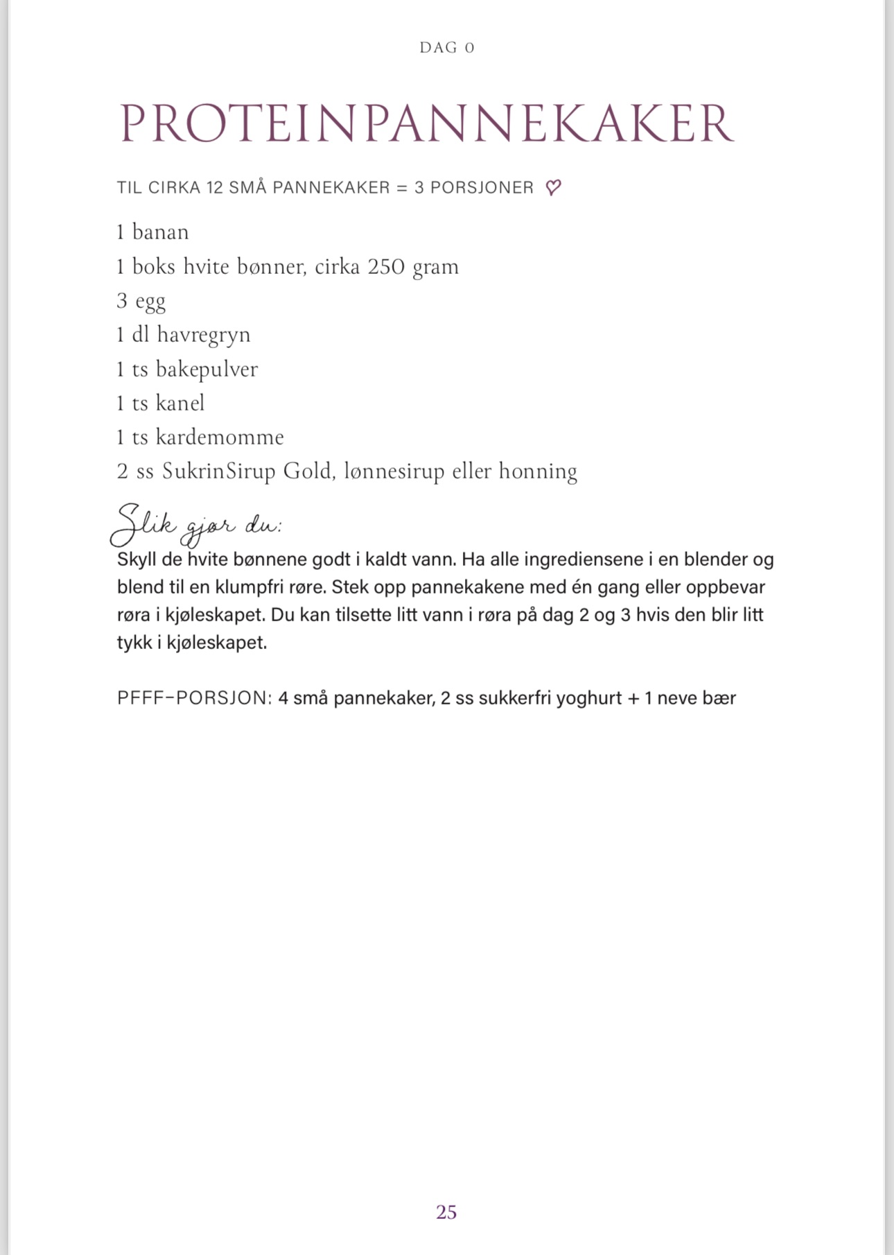 PROTEINPANNEKAKER - uten proteinpulver! - Desiree Andersen